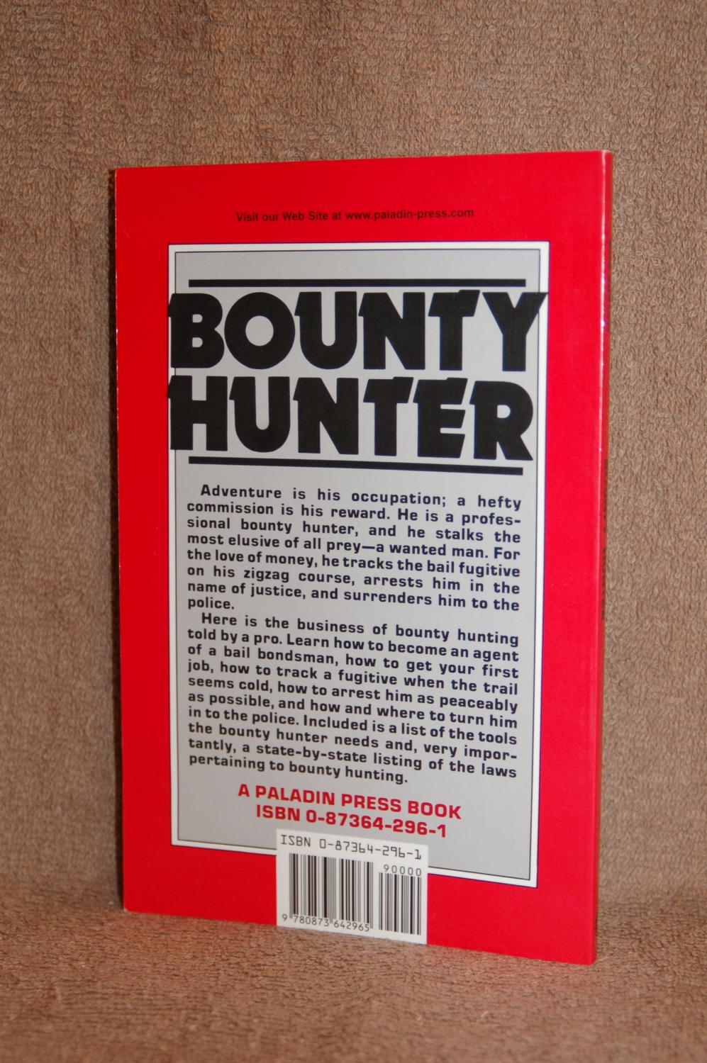 Bounty Hunter by Bob Burton: Near Fine Soft cover (1984) 1st Edition ...