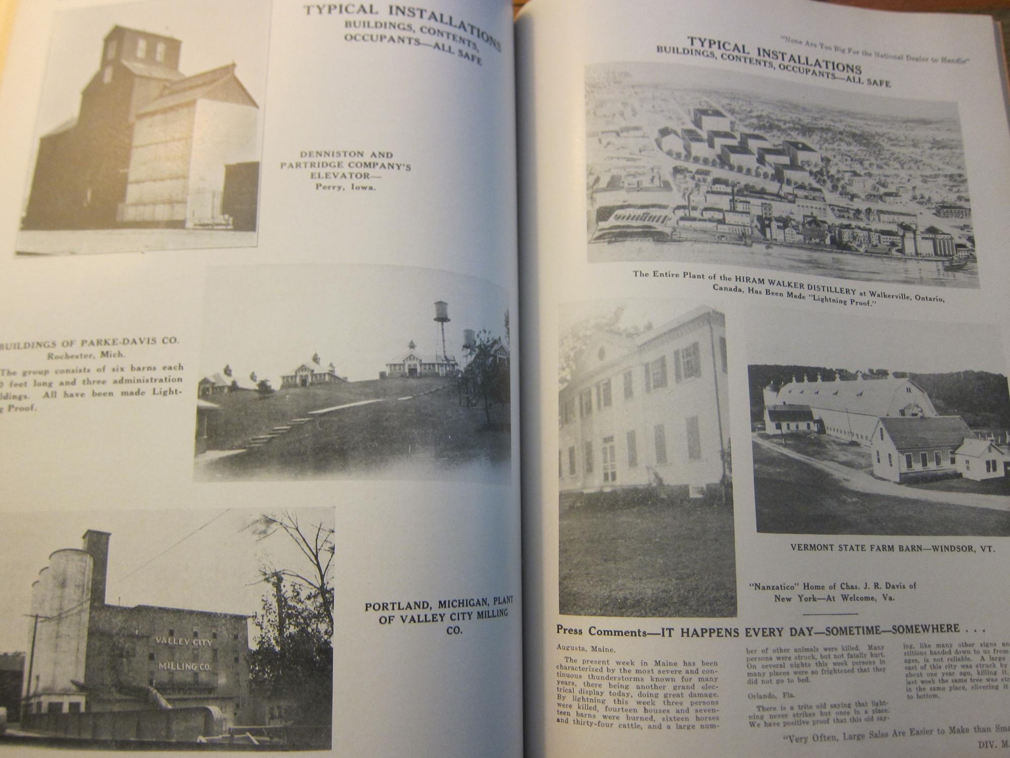 "Text Book, Sales Manual, And Catalog. National Lightning Protection ...