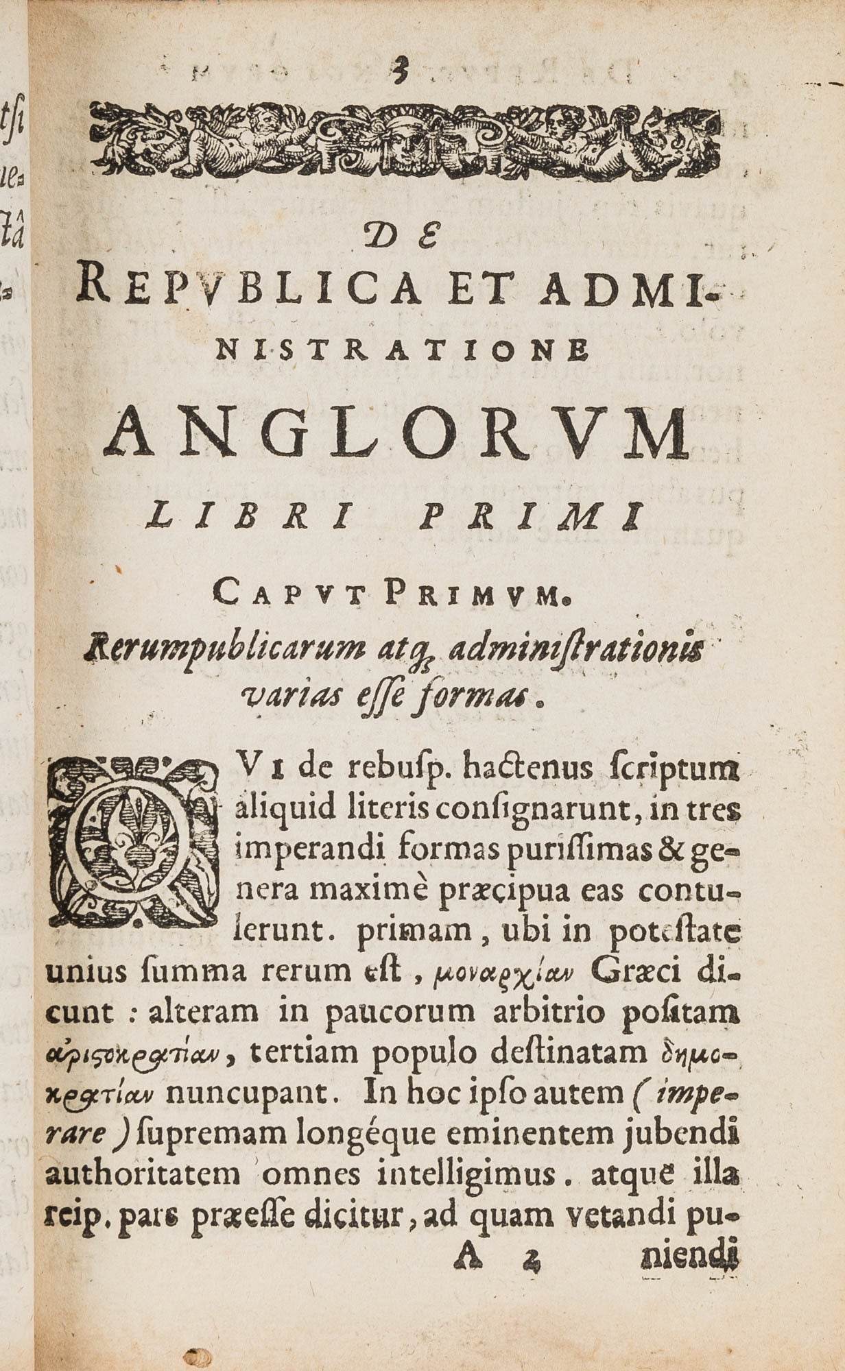 De Republica et Administratione Anglorum Libri Tres by Smith, Sir ...