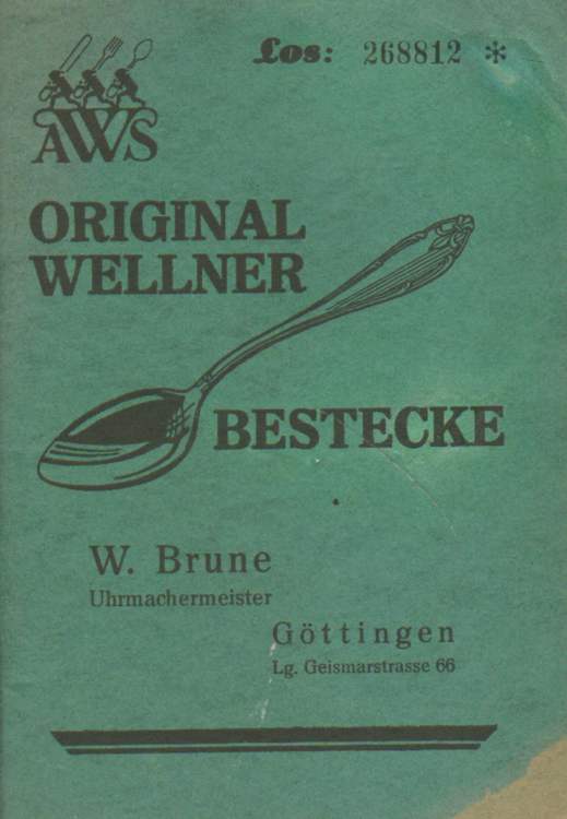 Original Wellner Bestecke.: Akzeptabel 8° Oktav, Softcover/Paperback ...