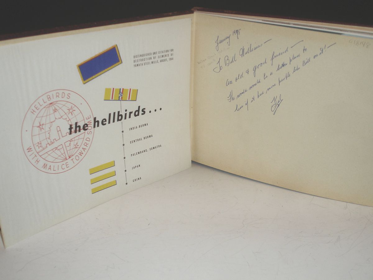 Hellbird War Book (Inscribed By Col. Alfred F. Kalberer, Commander of ...
