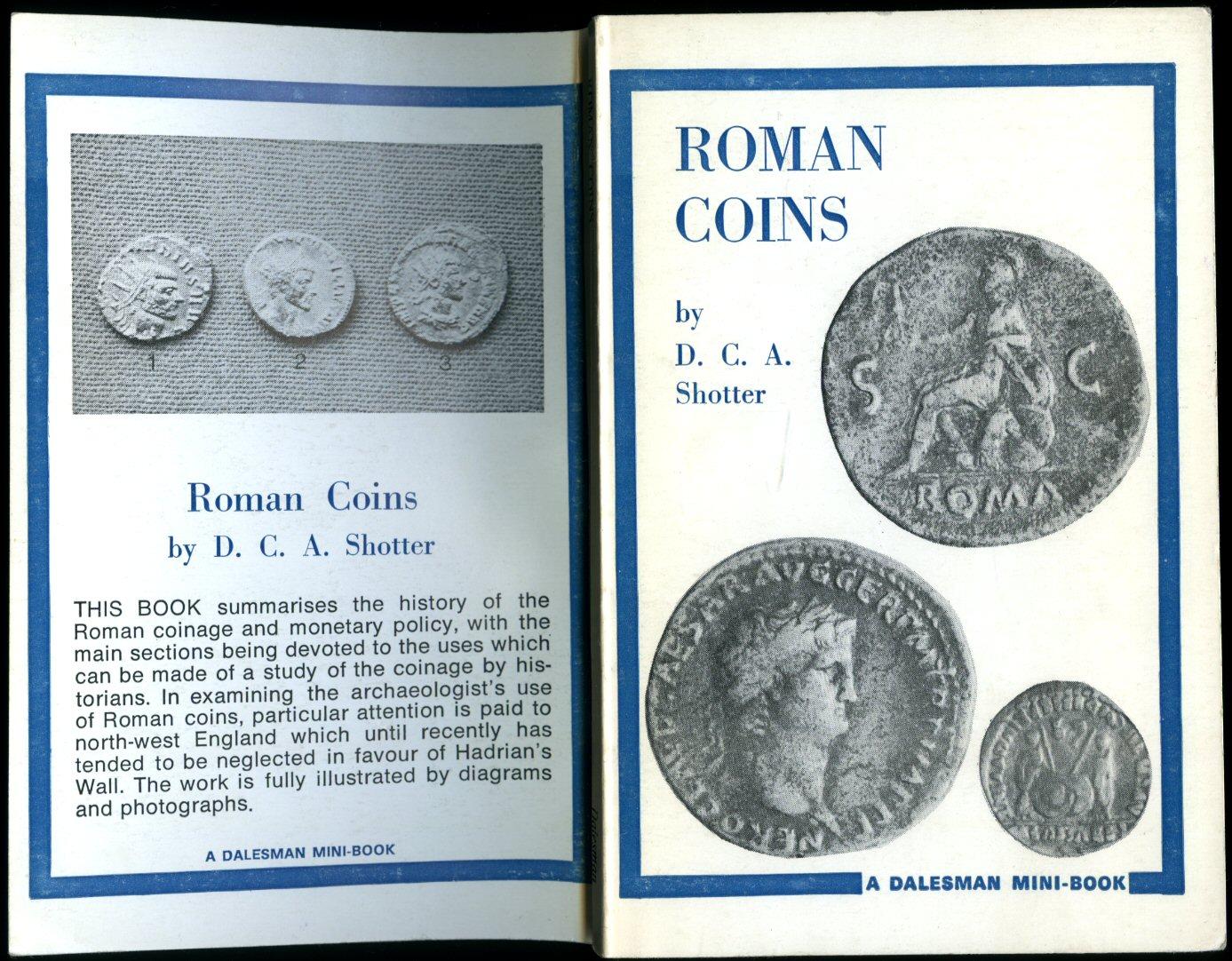 Roman Coins (A Dalesman Mini Book) by Shotter, David C. A.: (1978 ...
