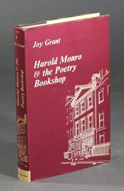 Harold Monro and the Poetry Bookshop by GRANT, JOY: (1967) | Rulon ...