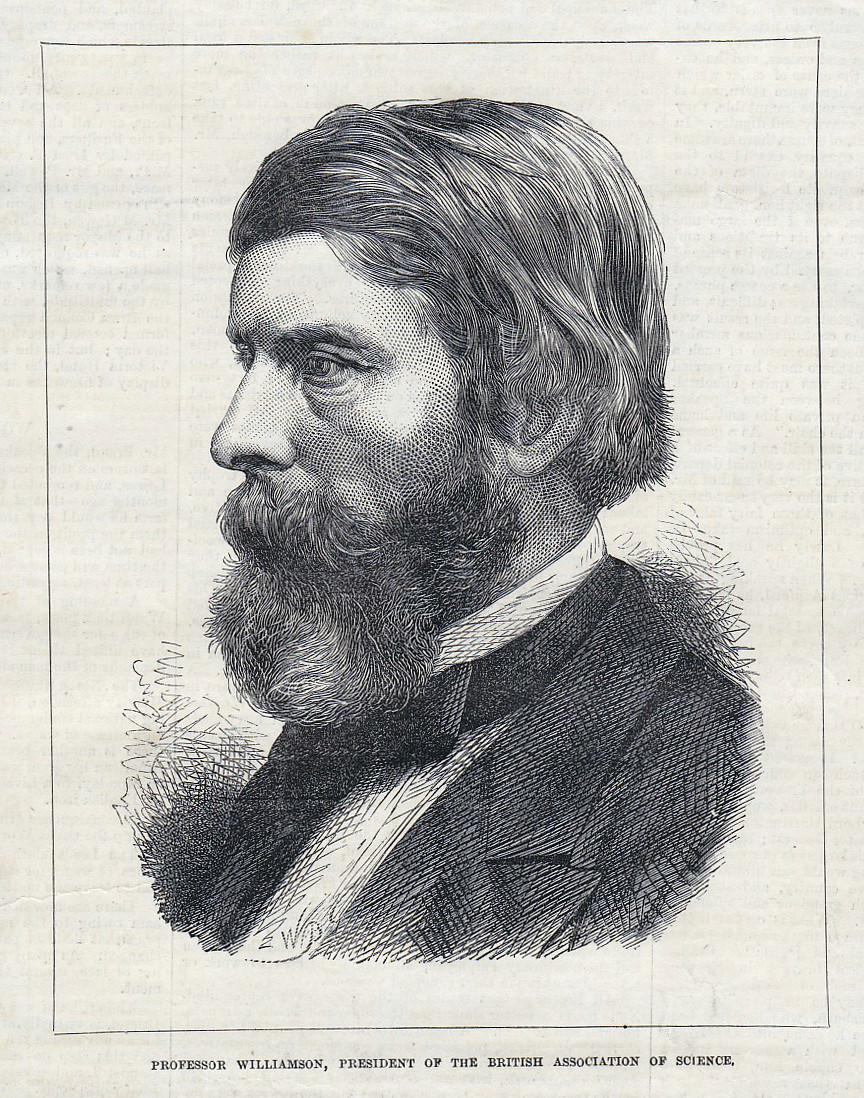 Professor Williamson, president of the british assocation of science ...