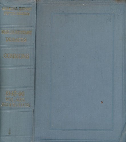 Hansard Parliamentary Debates - Vol 425 House of Commons Official ... Hansard Parliamentary Debates - Vol 425 House of Commons Official ...