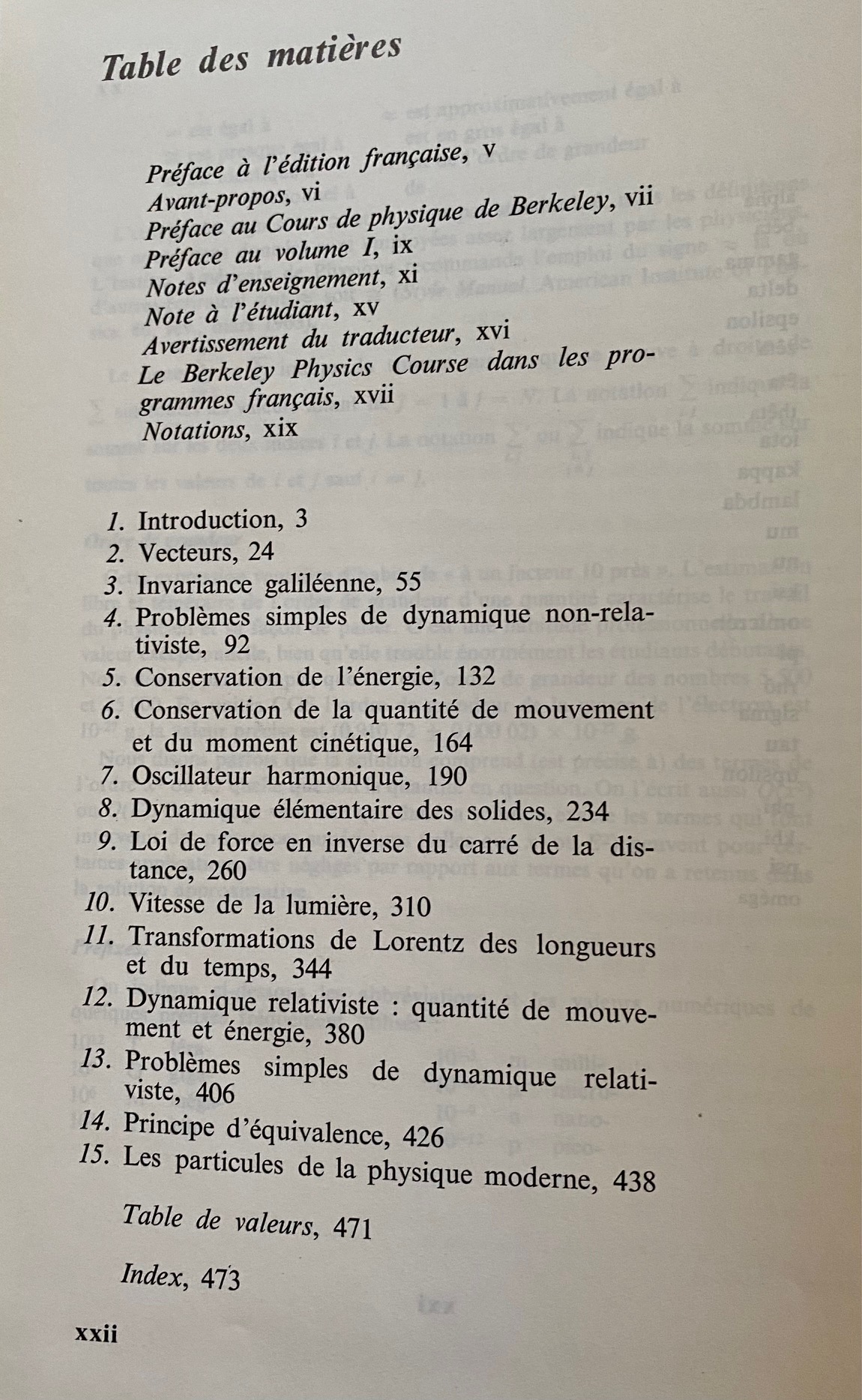 Berkeley cours de physique volume 1 by Charles Kittel / Walter D ...