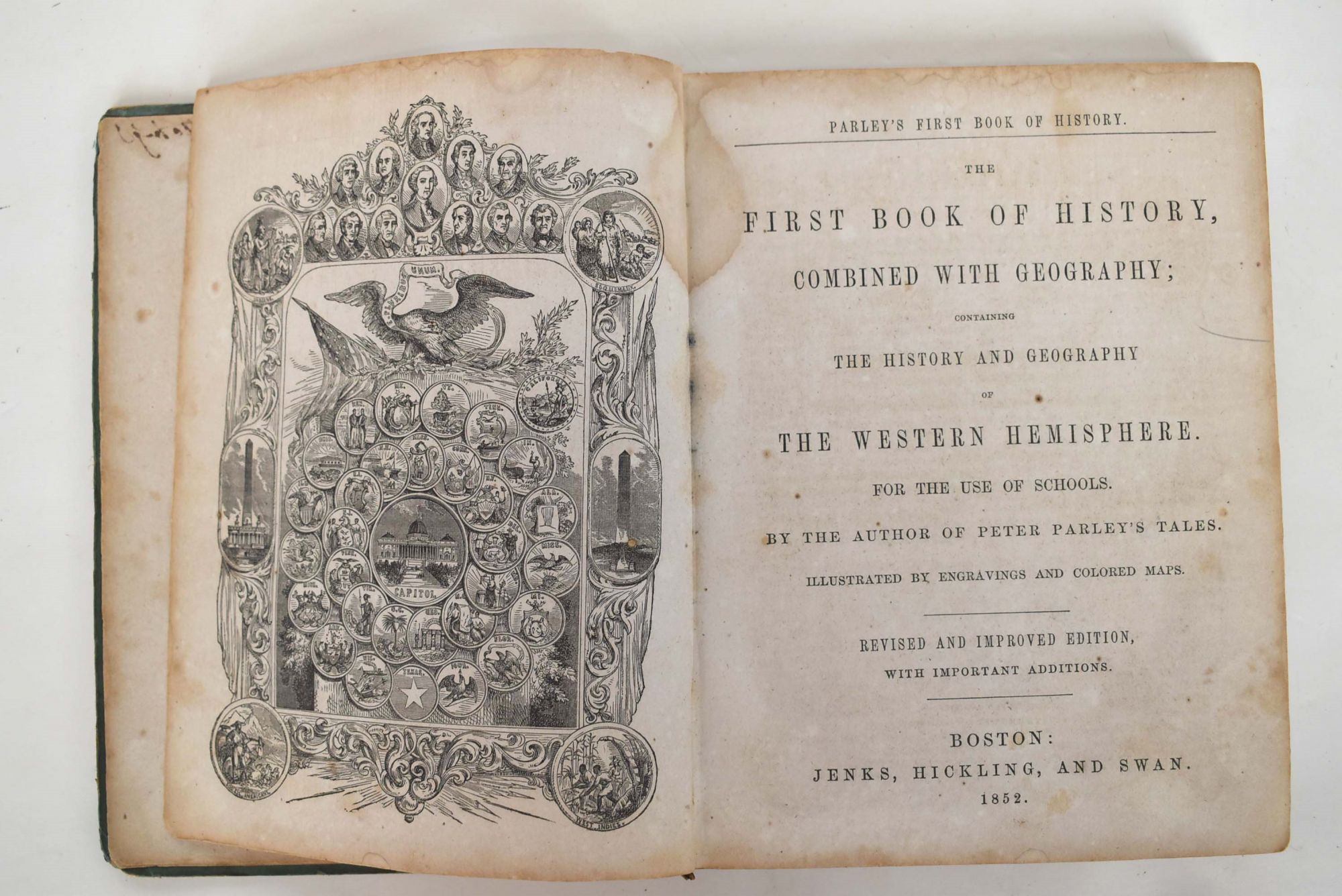 The First Book of History, Combined with Geography; containing The ...