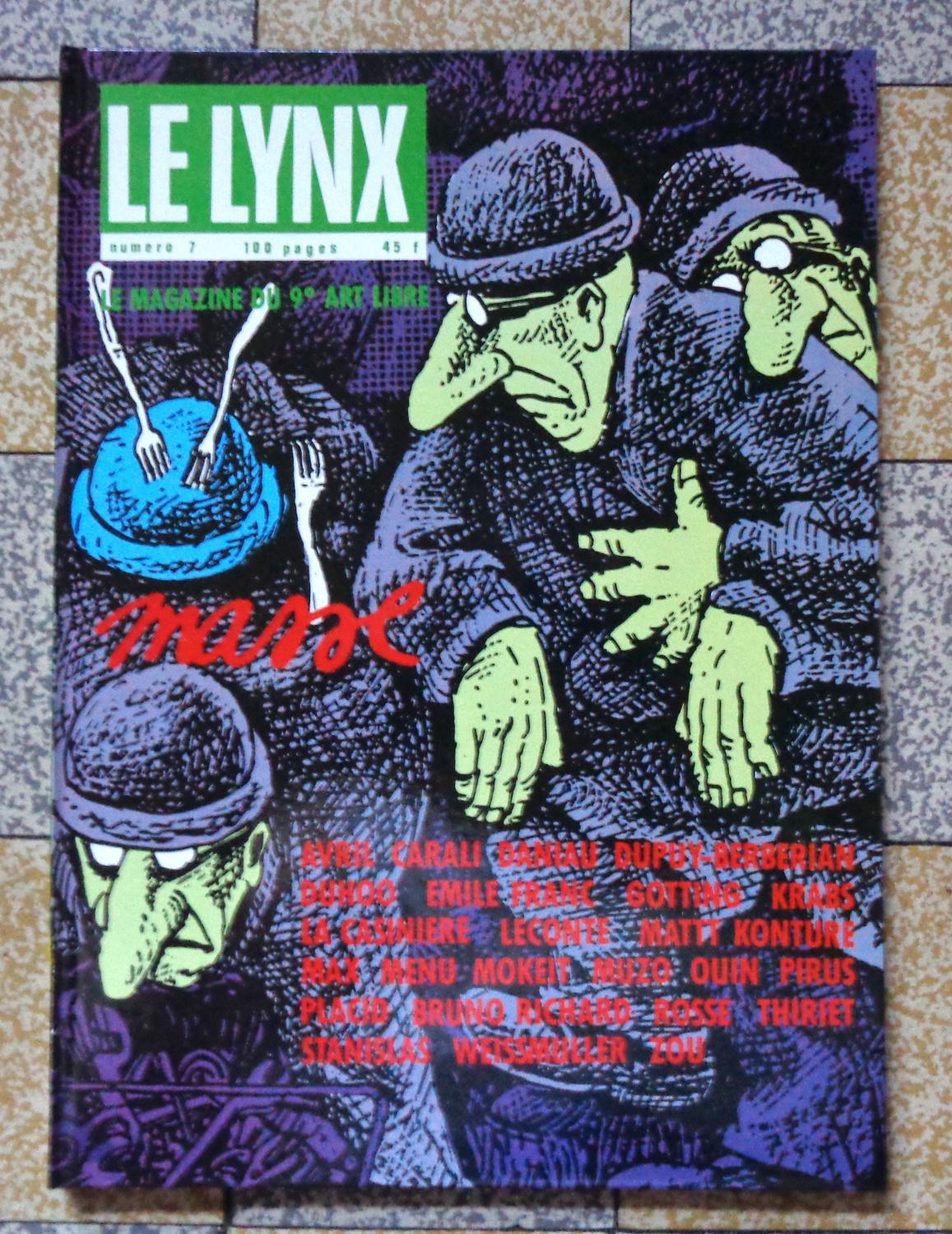 Le Lynx n° 7 by François Avril, Charles Berberian, Carali, Marc Daniau ...