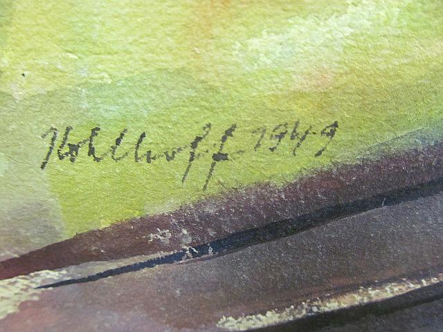 Wohnhäuser in karger Landschaft ( Berlin-Umland ) an menschenleerer ...