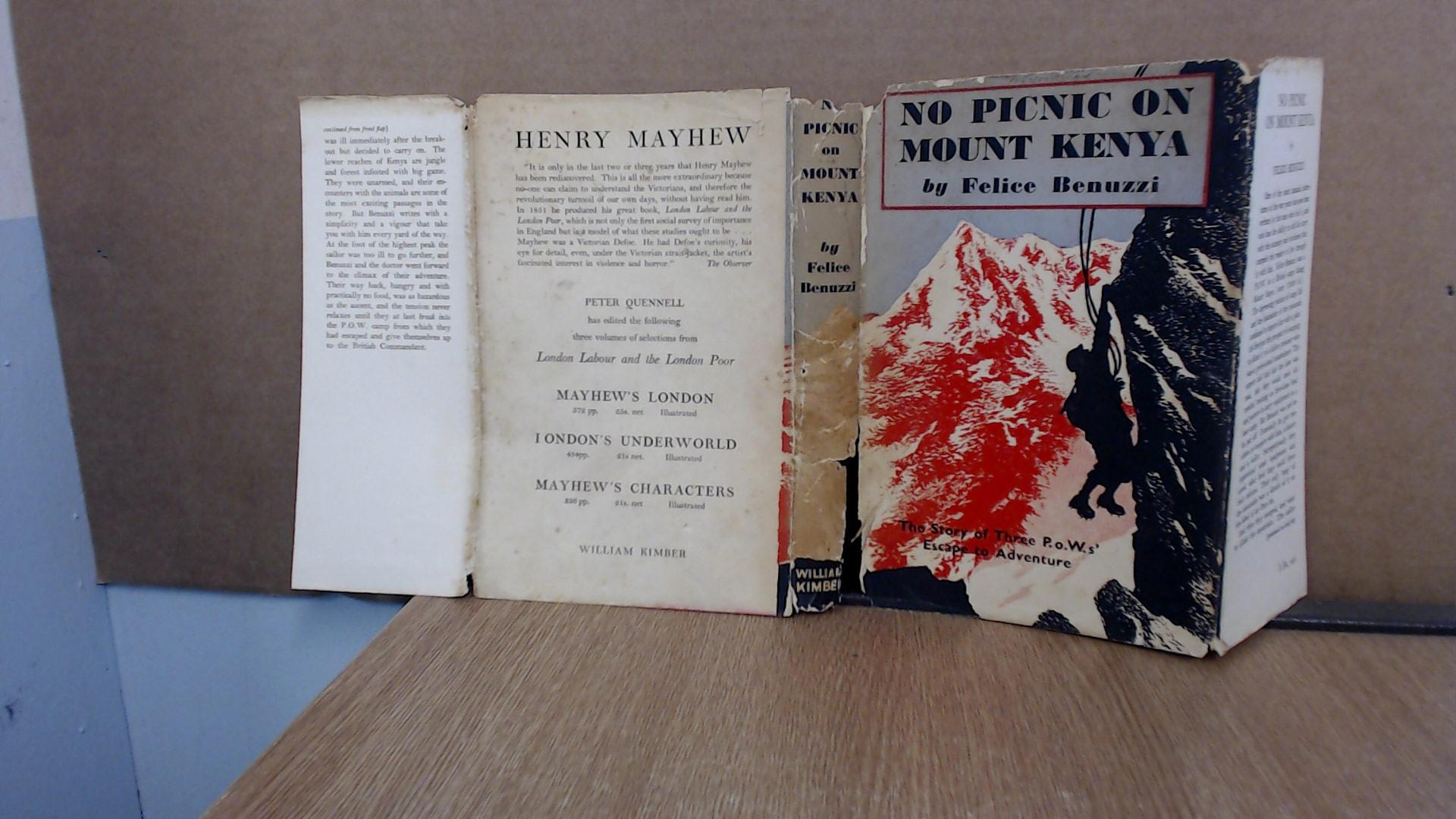 No Picnic On Mount Kenya by Felice Benuzzi: Good (1952 ...