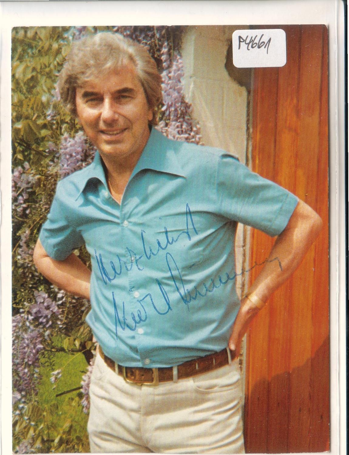 Autogrammkarte Kurt Brumme signiert, ungelaufen, herausgegeben von der ...