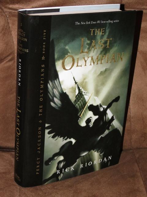 The Last Olympian By Riordan Rick Fine Hardcover 2009 First Edition