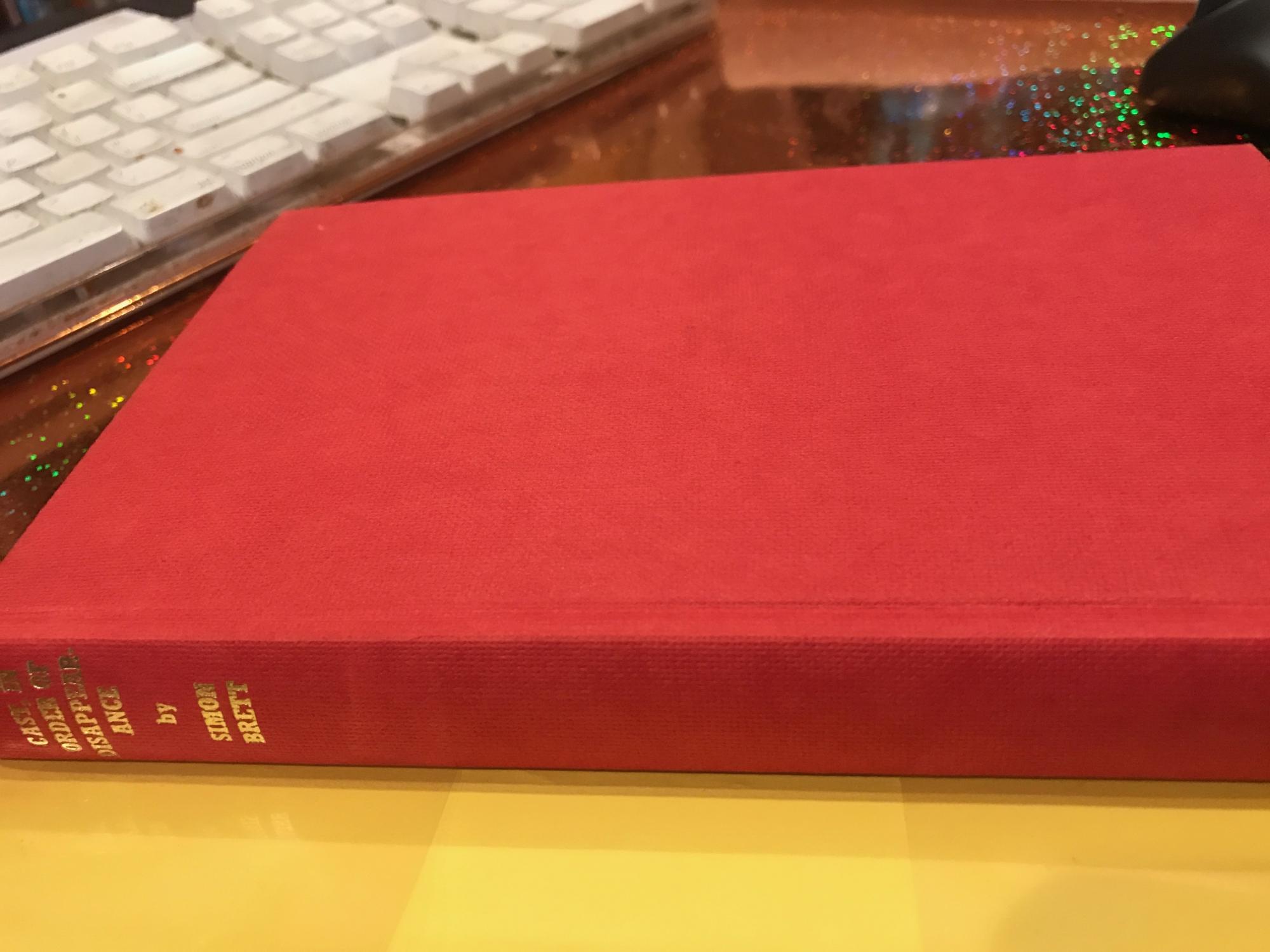 CAST, IN ORDER OF DISAPPEARANCE by SIMON BRETT: VG+ Hardcover (1975 ...