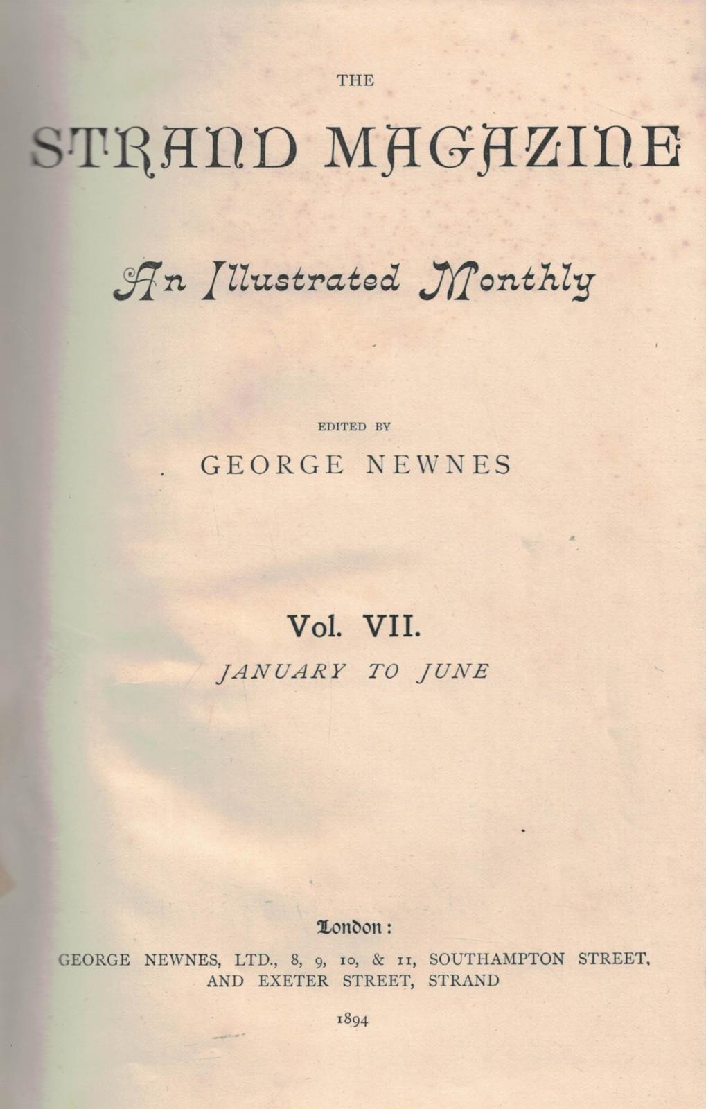 The Strand Magazine. Volume VII. January - June 1894 by Newnes, George ...