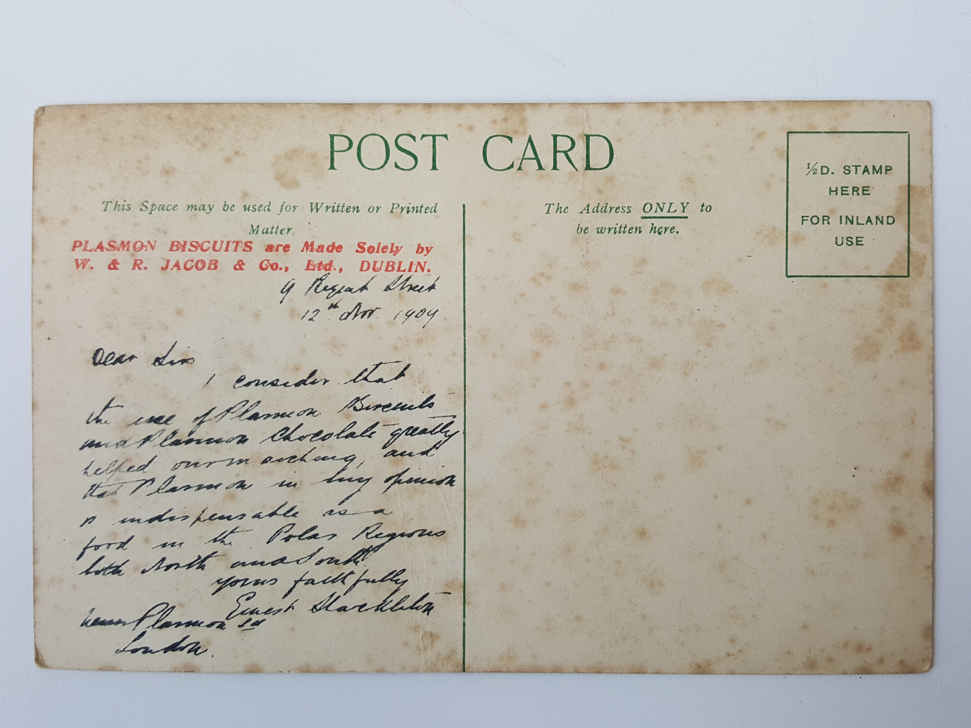 Collection of British Antarctic Expedition Postcards (1907-1909 ...