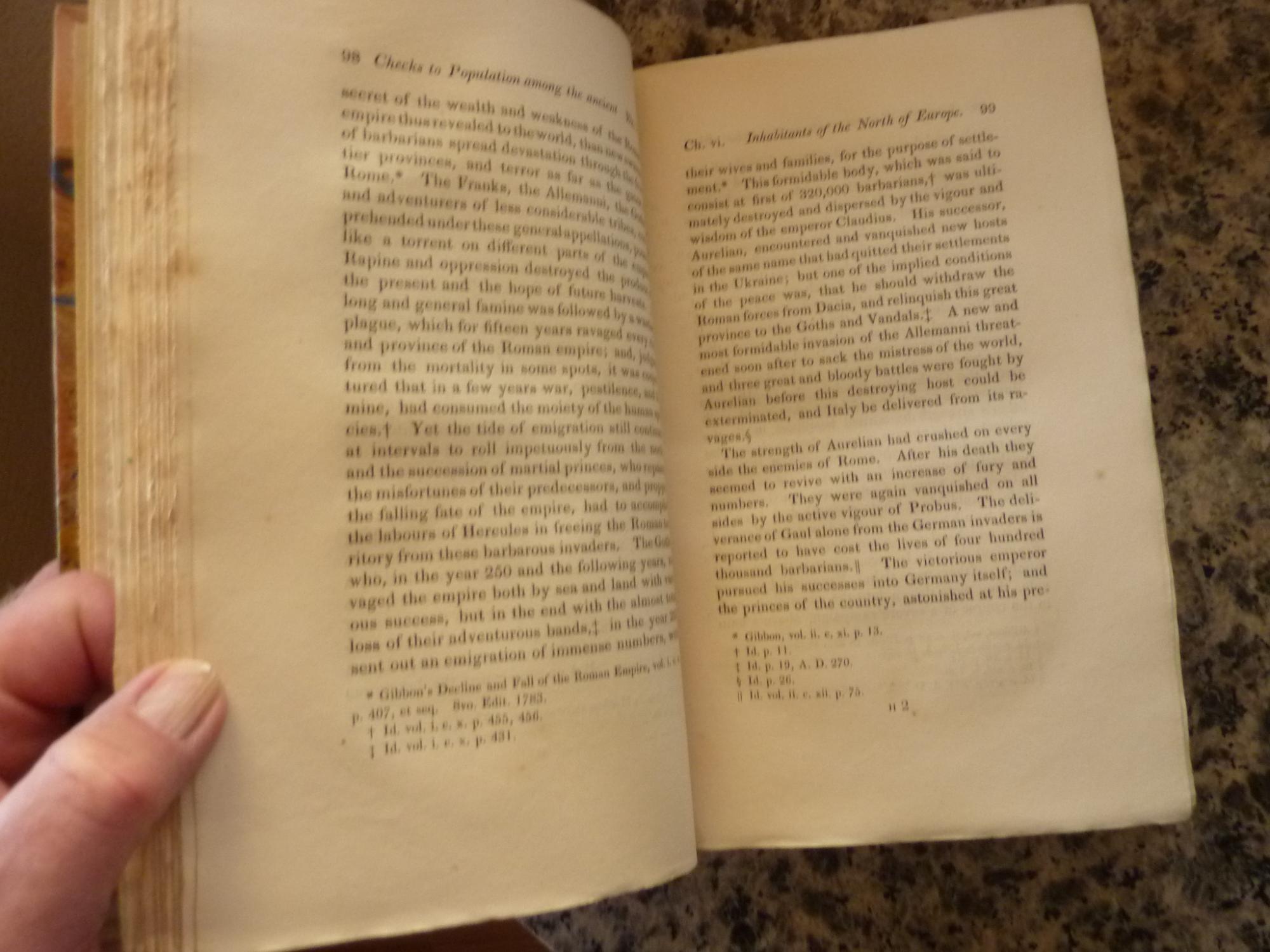 An Essay On The Principle Of Population By Malthus Robert Thomas Fine Hardcover 1826 5th Or