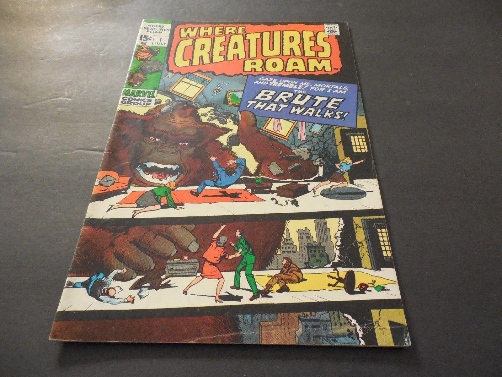 Where Creatures Roam #1 July 1970 Bronze Age Marvel Comics: (1970 ...