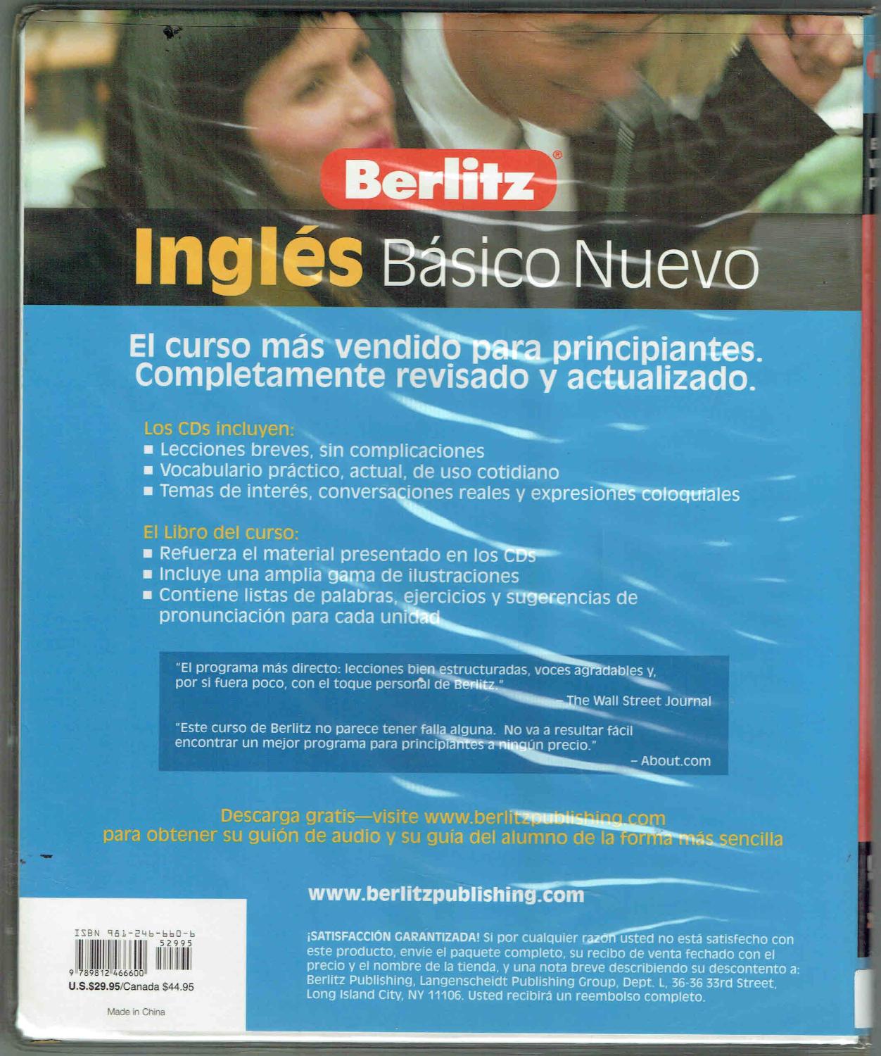 Berlitz Ingles Basico Nuevo (Spanish Edition) by Berlitz Guides: Very ...