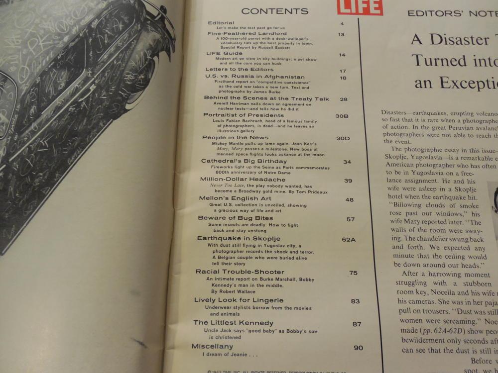 Life Aug 9 1963 Two Cossacks Walk Into A Bar.: (1963) Magazine ...