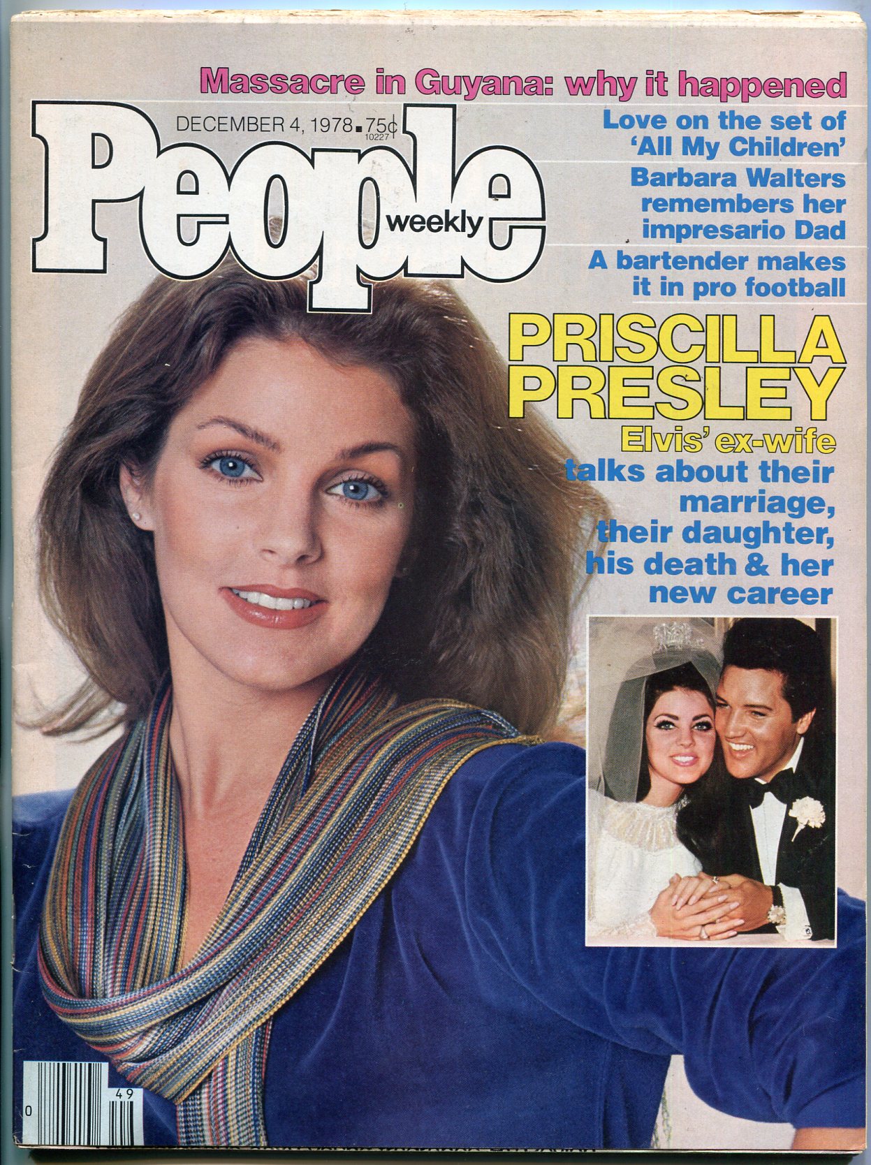 People Weekly Magazine December 1978- Priscilla Presley- Barbara ...