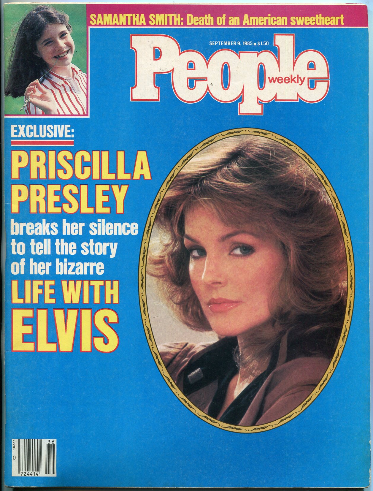 People Weekly Magazine September 1985- Priscilla Presley- Eric Roberts ...