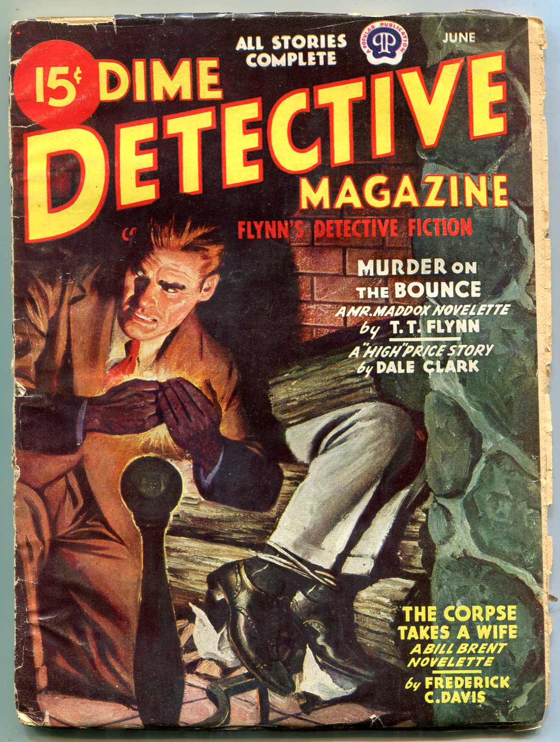 Dime Detective Pulp June 1943- Corpse Takes a Wife- Murder on the ...