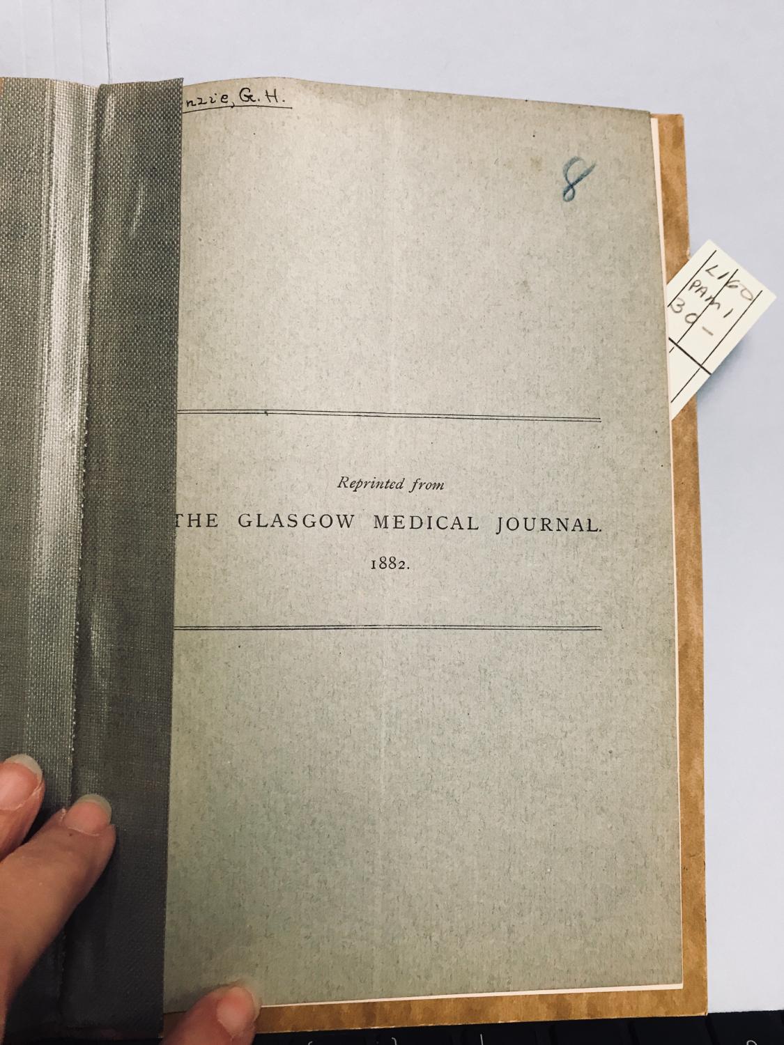 Note On Tertiary-Syphilis Of The Pharynx par G. Hunter Mackenzie: Very ...
