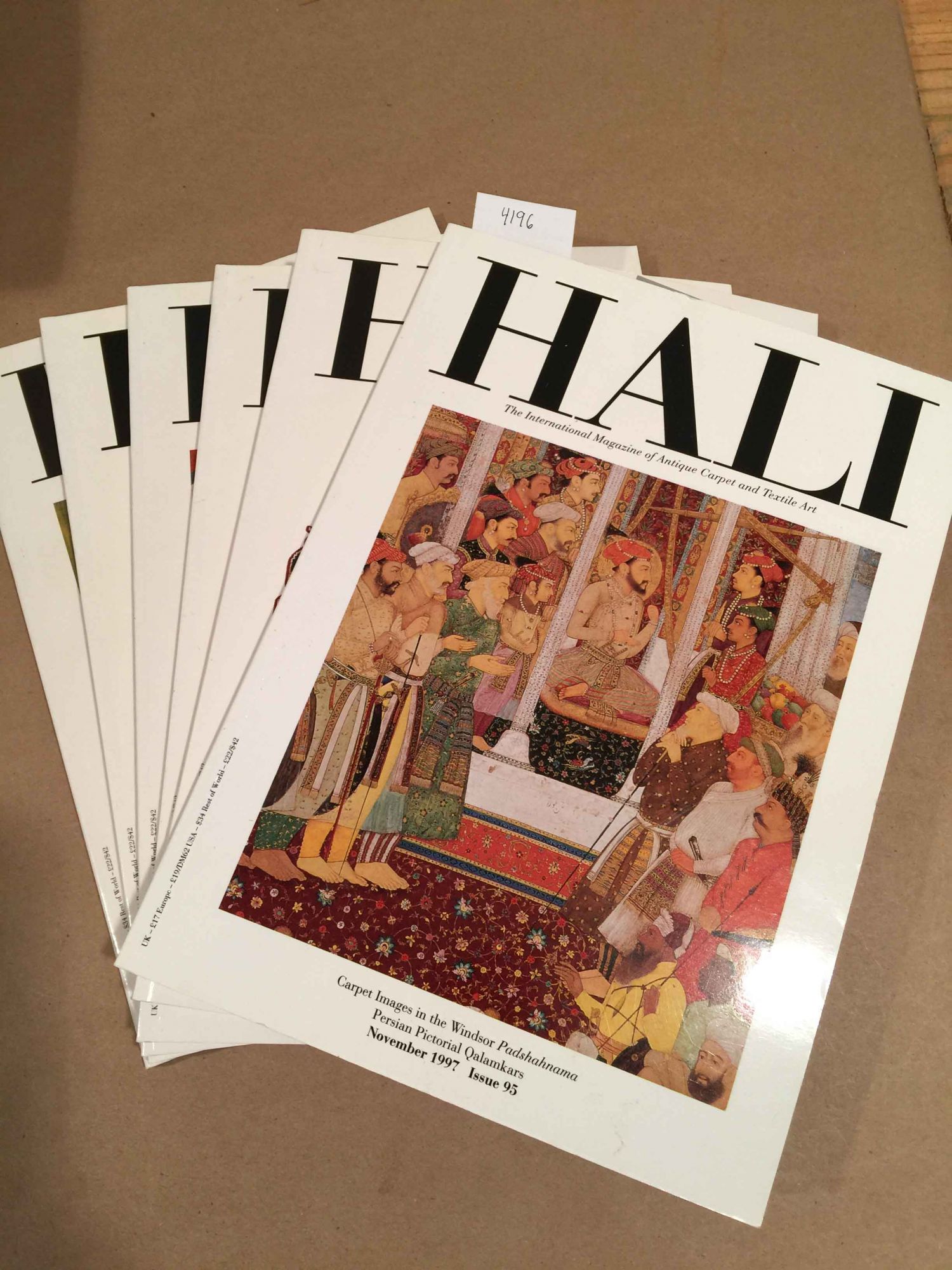 HALI The International Magazine of Antique Carpet and Textile Art whole ...