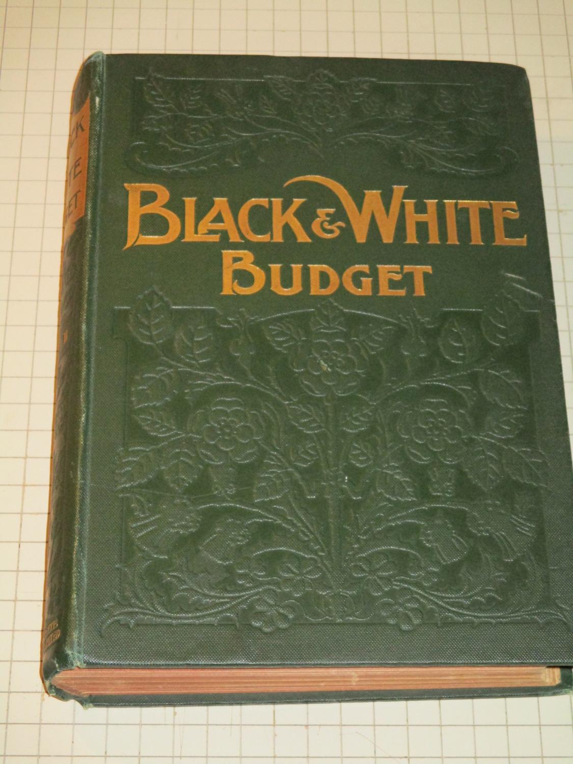 Black and White Budget Magazine Bound Vol. I & II (Issues No.I -25 ...