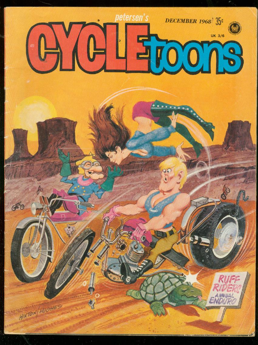 Cycletoons Magazine #6 December 1968-MOTORCYCLE -PARODY ART-PETRERSEN ...