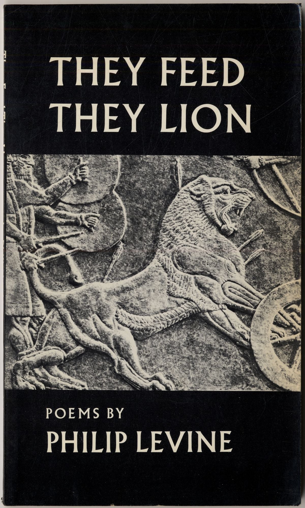 They Feed They Lion. Poems by LEVINE, Philip: Fine Softcover (1972 ...