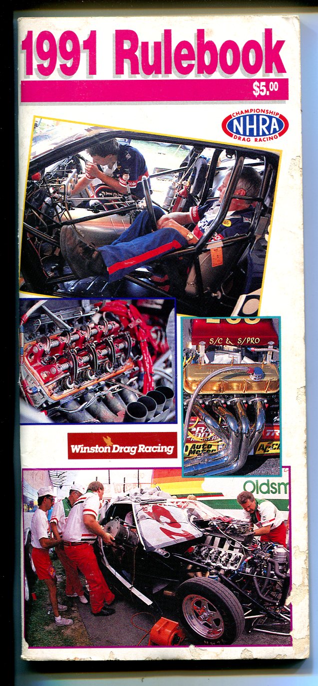 NHRA Drag Rules-Official Competition Guidelines 1991-rules-diagrams-pix ...