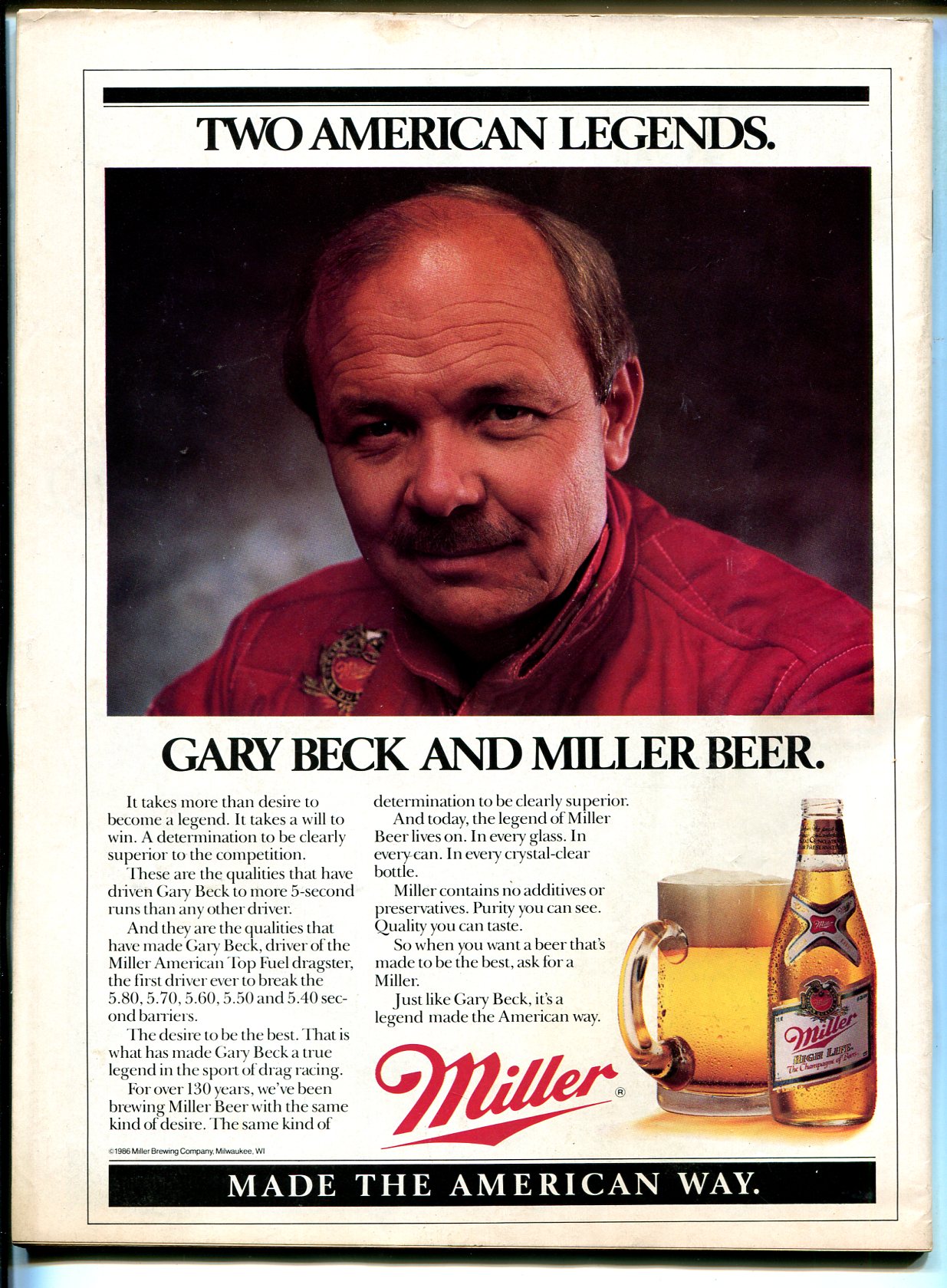 Super Stock & Drag Illustrated 9/1986-1955 Chevy-Wally Clark-NHRA-AHRA ...