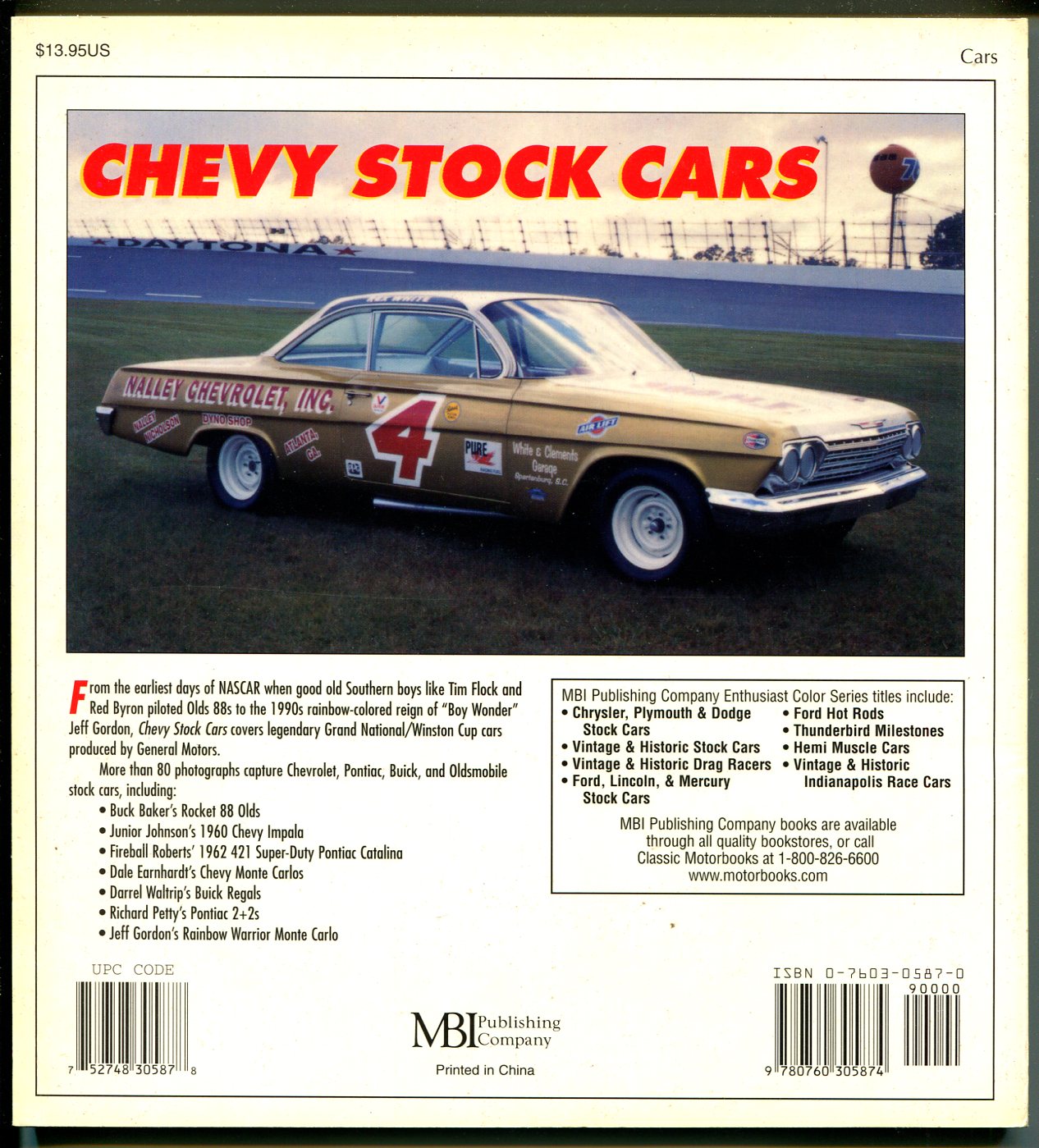Chevy Stock Cars-2000-1st edition-Dale Earnhardt #3 cover-John Craft-VF ...