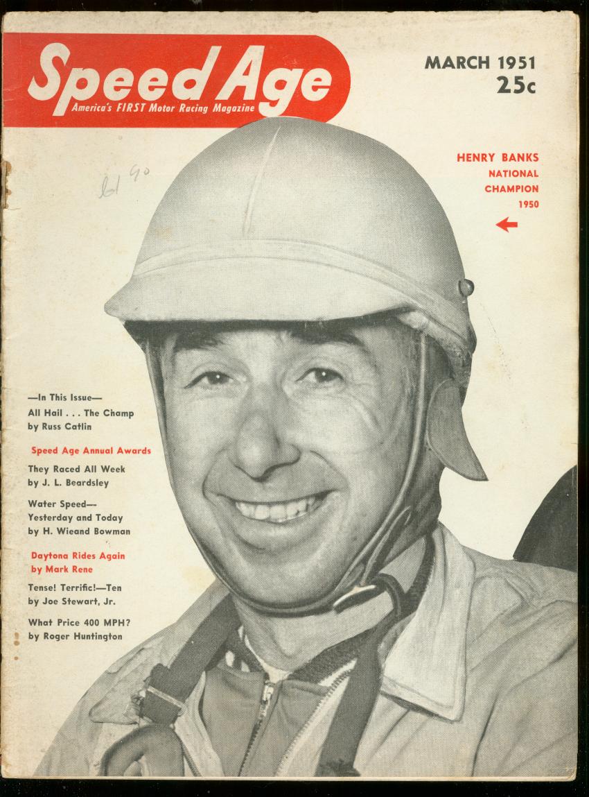 Speed Age 3/1951-Henry Banks-Barney Oldfield-Bill Frick-Lee Petty ...