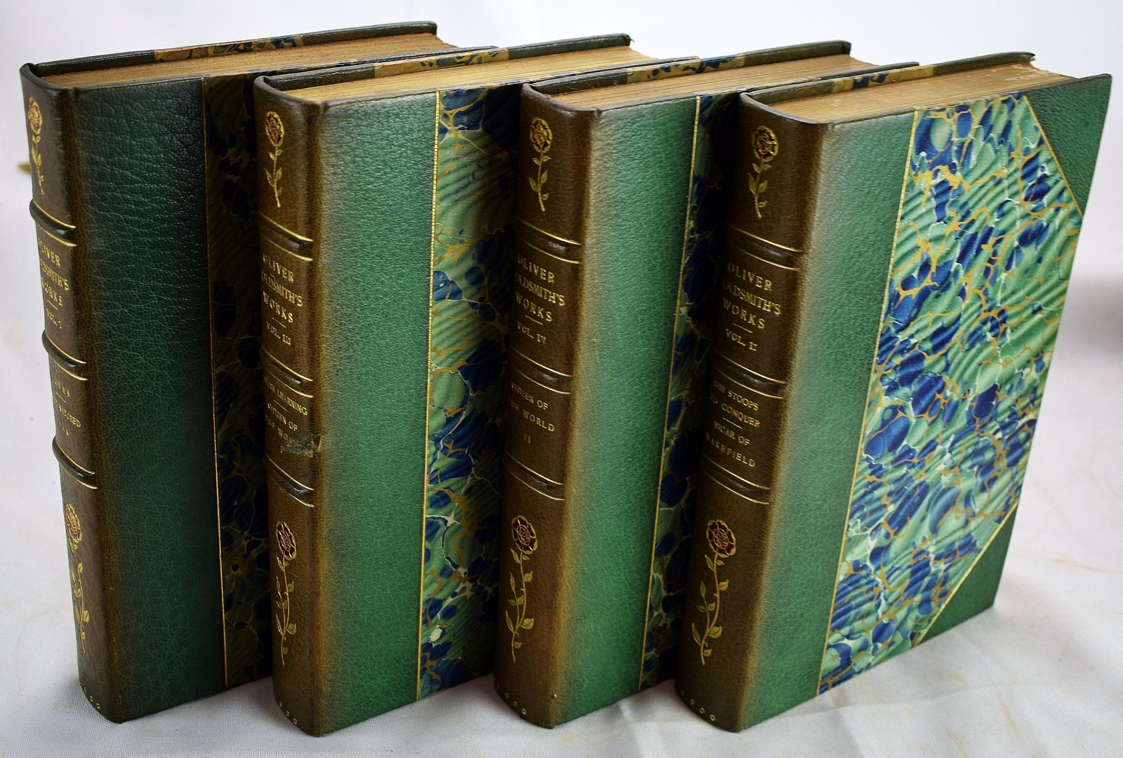 The works of Oliver Goldsmith. 12 volume complete set. by Goldsmith ...