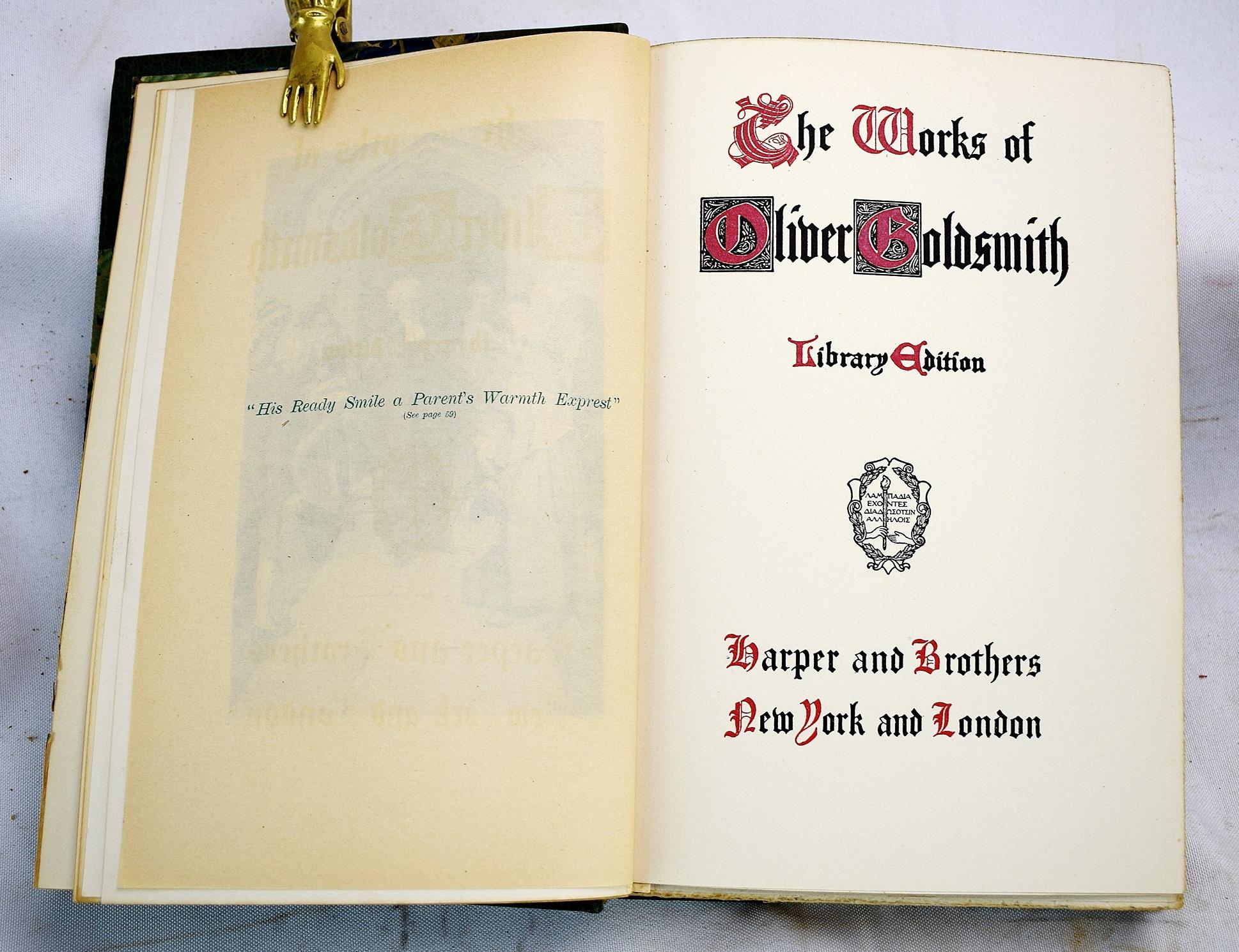 The works of Oliver Goldsmith. 12 volume complete set. by Goldsmith ...