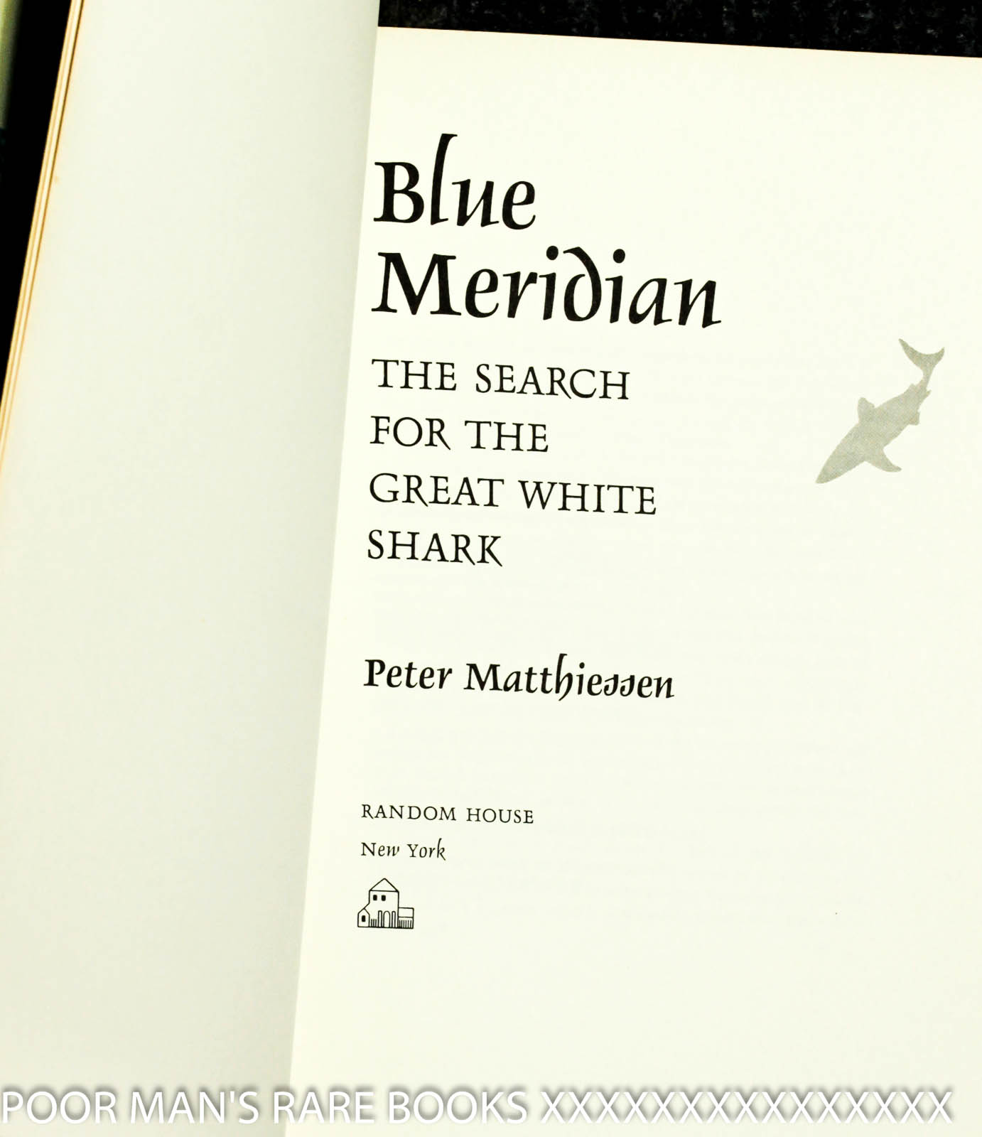 Blue Meridian The Search For The Great White Shark [ Advance Review ...