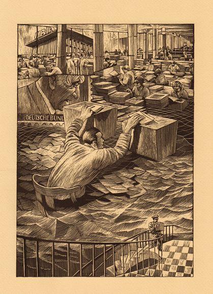 Der Wegwerfer. Mit Filmschabzeichnungen von Hannes Binder. von Böll ...