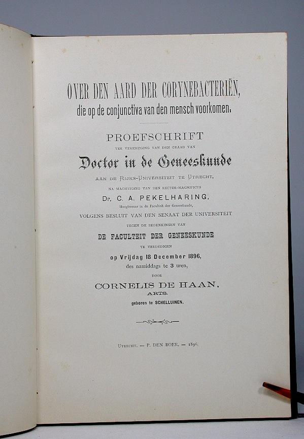 Over den aard der corynebacteriën die op de conjunctiva van den mensch ...