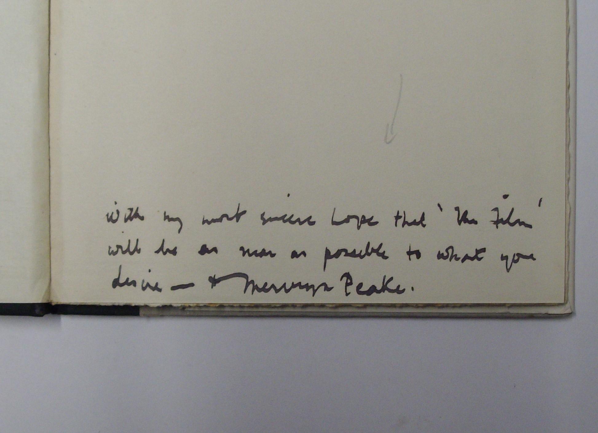 Shapes & Sounds. by PEAKE, Mervyn.: (1941) Signed by Author(s) | Peter ...