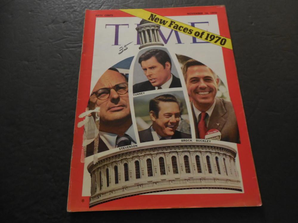 Time Magazine Nov 16 1970, New Faces of 1970: (1970) Magazin ...