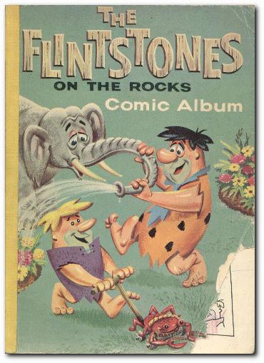 The Flintstones On The Rocks Comic Album By Hanna Barbera Good