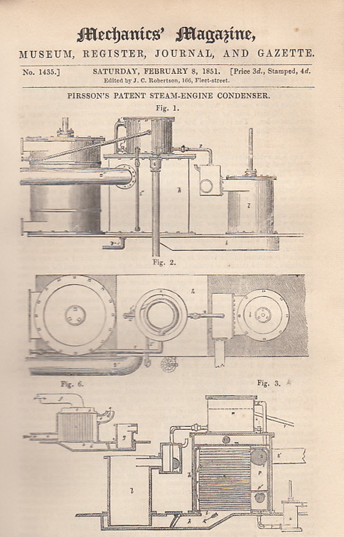 Pirsson's Patent Steam-Engine Condenser; On The Principles Of ... Pirsson's Patent Steam-Engine Condenser; On The Principles Of ...