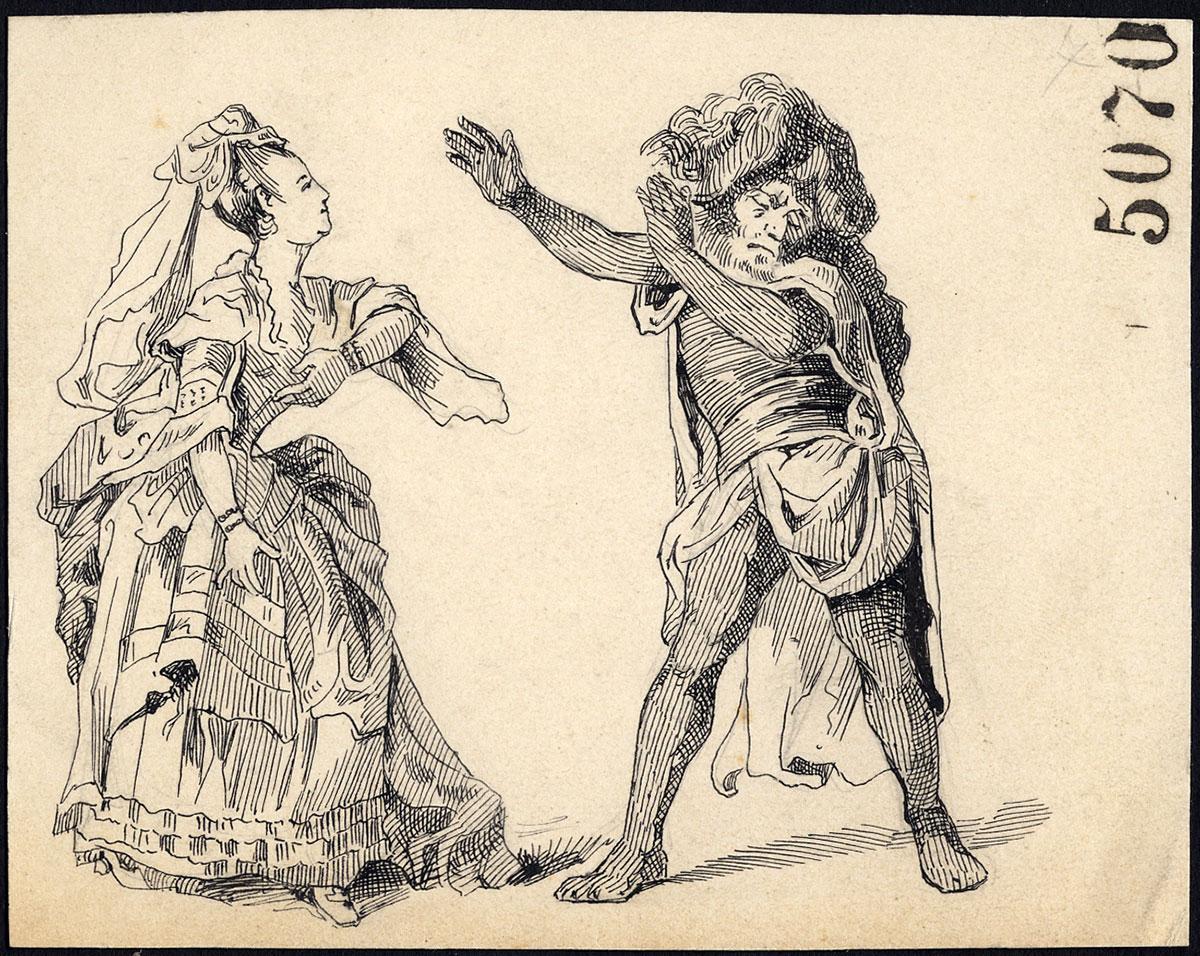 Antique Drawing-HISTORICAL COSTUME-ITEM 5070-Gerard Claes-1900: Art ...