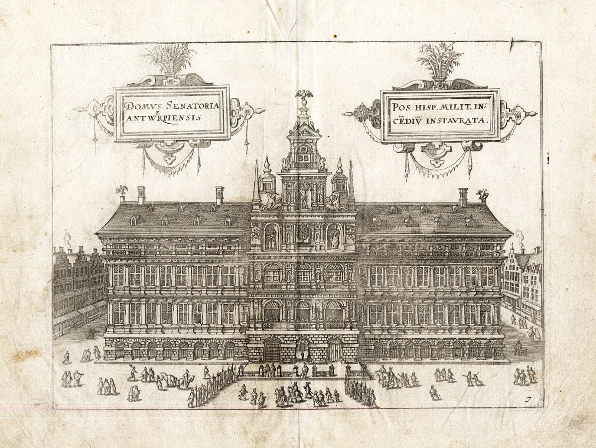 Antique Map-ANTWERP-HANSA-BELGIUM-Guicciardini-1613: Map ...