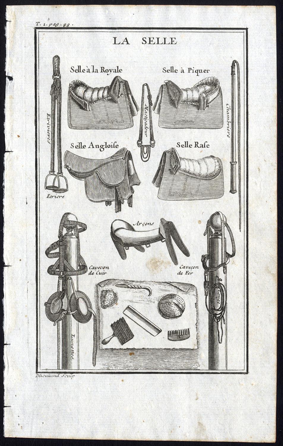 Antique Print-SADDLE-STIRRUP-RACING-ROYAL-ENGLISH-Dheulland-Parrocel ...