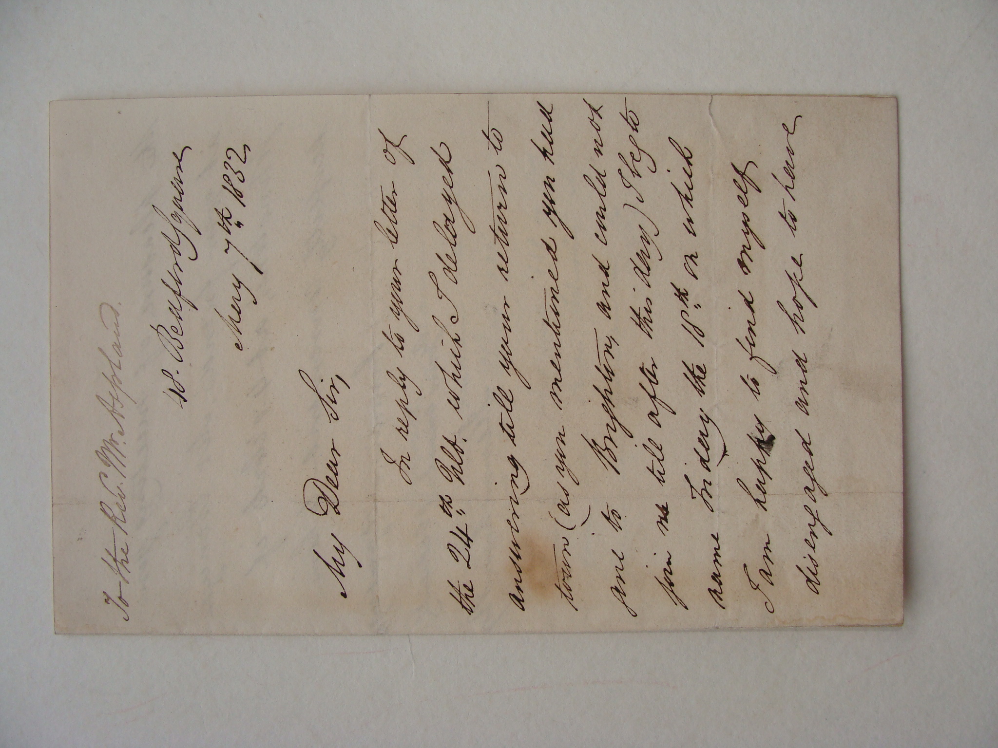 Raja Rammohun Roy, Autograph Letter Signed (Rammohan, Ram Mohan, Mohun ...