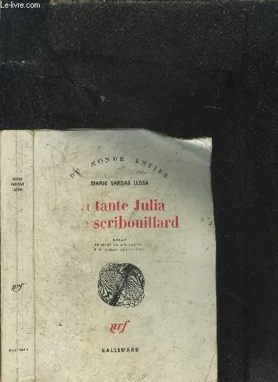 La Tante Julia Et Le Scribouillard By Vargas Llosa Mario Bon