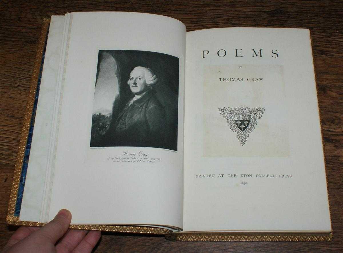 Poems by Thomas Grey: Very Good Hardcover (1894) Revised Edition ...